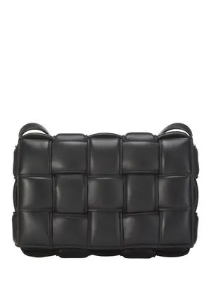 Bottega Veneta Maxi Intrecciato Padded Cassette Black