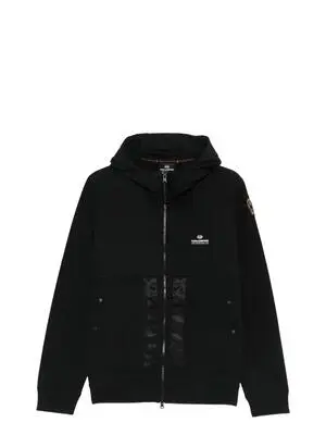 PARAJUMPERS Hooded Zip Sweater - Black