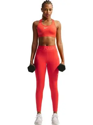 Nike Pro Sculpt High-waisted 7/8 Leggings With Pockets - Red