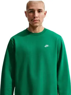 Nike Club Fleece Crew - Green