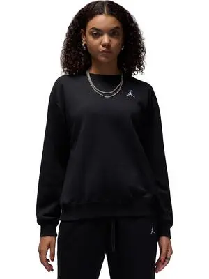 JORDAN Brooklyn Fleece French Terry Crew-neck Sweatshirt - Black