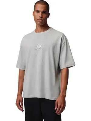 JORDAN Flight Oversized Graphic T-shirt - Grey