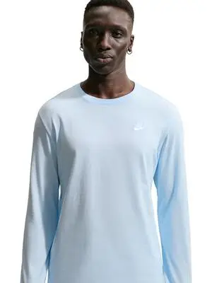 Nike Sportswear Club Long-sleeve T-shirt - Blue