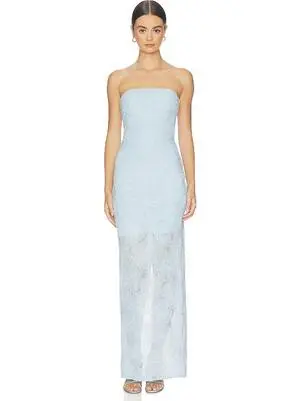 ROTATE BY BIRGER CHRISTENSEN ROTATE Mesh Tube Maxi Dress Plein Air