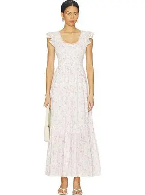 fitted lace wedding dress KYLA LACE MAXI DRESS – AKIRA main image 0