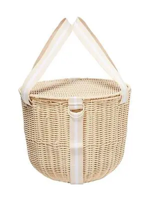 SUNNYLIFE Round Picnic Cooler Basket