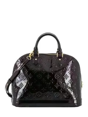 LOUIS VUITTON Alma Handbag Monogram Vernis Pm - Red