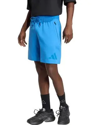 Adidas Z.n.e. Knit Drawstring Shorts - Ray Blue