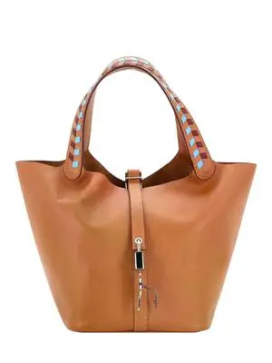 Hermès Picotin Lock Tressage Epsom Mm Tote - Blue