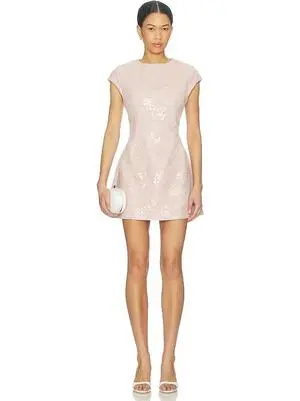 Line & Dot Rosamina Mini Dress - Blush