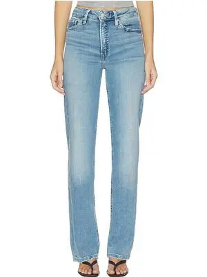 Good American Soft Tech Good True Straight Jeans - Blue
