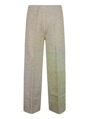 CIRCUS HOTEL Wide-leg Trousers - Neutrals