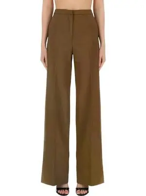 PT TORINO Wide-leg Trousers - Brown