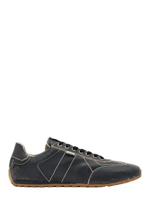 ALLSAINTS Leather Liam Sneakers - Black