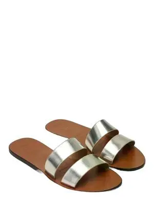 MANEBÍ Platinum-Strap Sandals