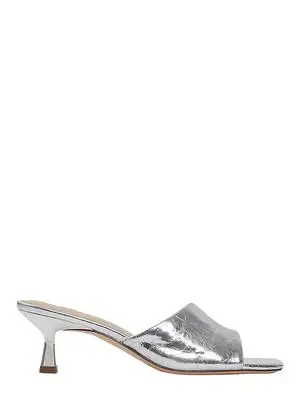 Sandro Lovely Slides - Silver