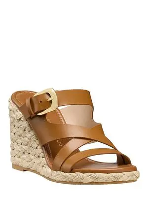 STUART WEITZMAN Espadrille Wedge Sandals - Boho Tan