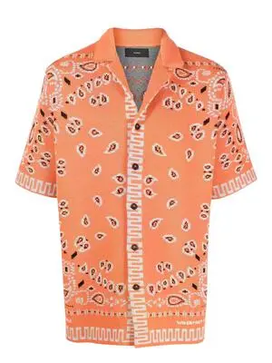 Alanui Bandana-print Shirt - Orange