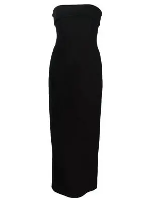 THE NEW ARRIVALS ILKYAZ OZEL Turn-up Detail Sleeveless Maxi Dress