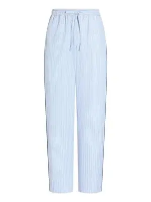 Dolce & Gabbana Striped Poplin Trousers Multicolor