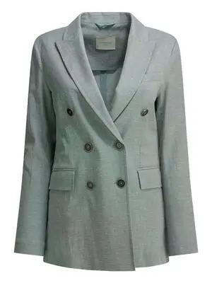 CIRCOLO 1901 Button Blazer Blue