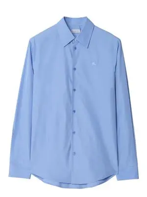 Burberry Cotton Poplin Shirt - Blue