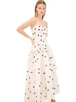 Alexis Parma Midi Dress - Black
