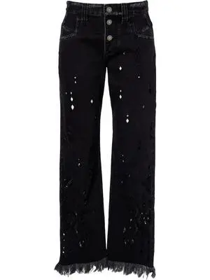 Isabel Marant Étoile Amia Flared Jeans - Black