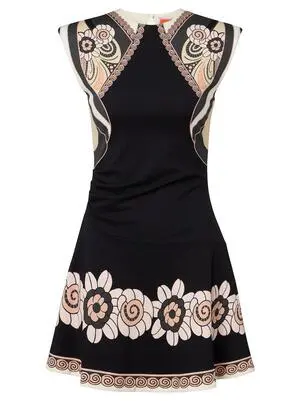 La DoubleJ Lela Printed Jersey Minidress - Multicoloured