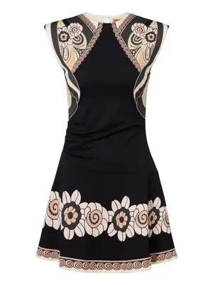 La DoubleJ Lela Printed Jersey Minidress - Multicoloured