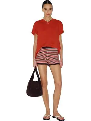REFORMATION REFORMATION Rowan Oversized T-Shirt Red