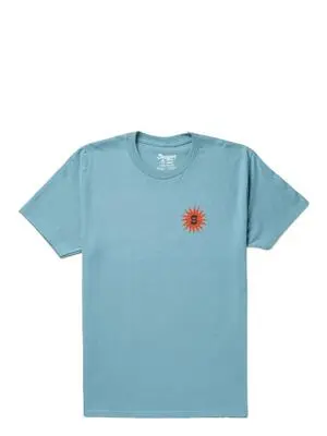 SEAGER CO Baja Cotton Graphic T-shirt - Ocean Breeze