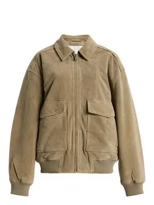 Citizens Of Humanity Vivienne Suede Jacket - Olive