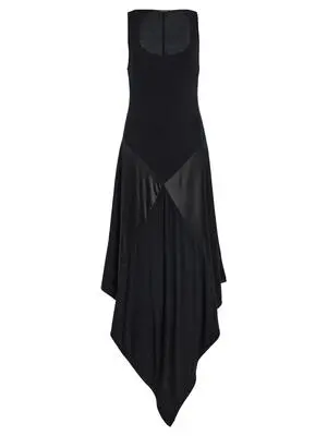 BEVZA Square Jersey Midi Dress