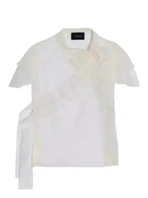 Simone Rocha Petal Bow-detail Top - Neutrals