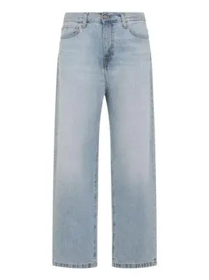 Carhartt Work In Progress Landon Pants Heavy Bleached Worn - Blue