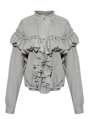 Dries Van Noten Extra Jersey Blouse - Grey