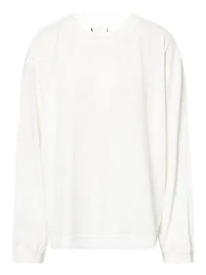 Free People Hustle Relaxed-fit Cotton-jersey Layer Top - White