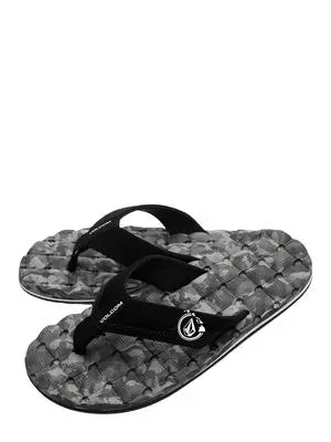 Volcom Recliner Hawaii Sandals - Black/white