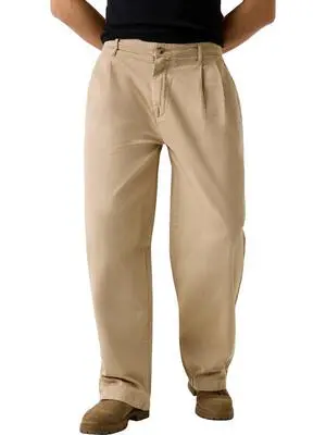GUESS Pleated Baggy Jeans