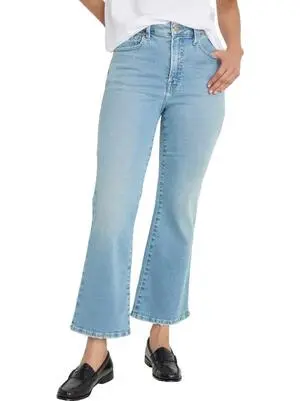 Good American Good Legs Crop Mini Bootcut Jeans - Indigo1225
