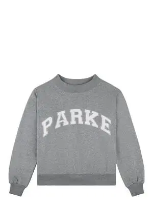 PARKE Monochrome Varsity Mockneck - Stormy