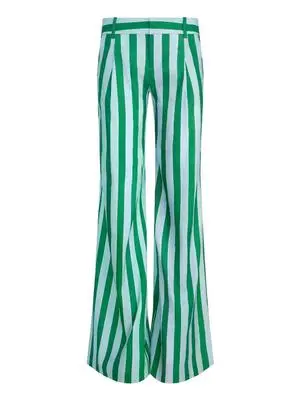 ALICE + OLIVIA Eric Striped Trousers