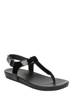 Vionic Palisades Sandal Black Patent