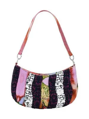Desigual Cotton Canvas Shoulder Bag - Red