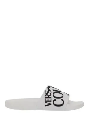 Versace Logo Slides - White