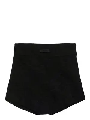 Fear Of God Waffle-knit Shorts - Black