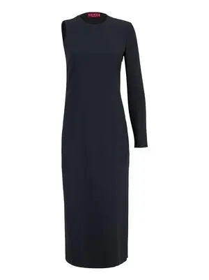Gucci Asymmetrical Sable Dress - Black