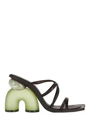 Cult Gaia Elixir Sculptural Heel Sandals - Luwak