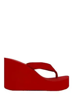 Jeffrey Campbell Astria 2 Platform Wedge Sandal Red